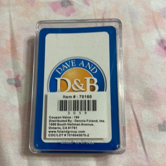 Toys | Dave And Busters Card Deck | Poshmark